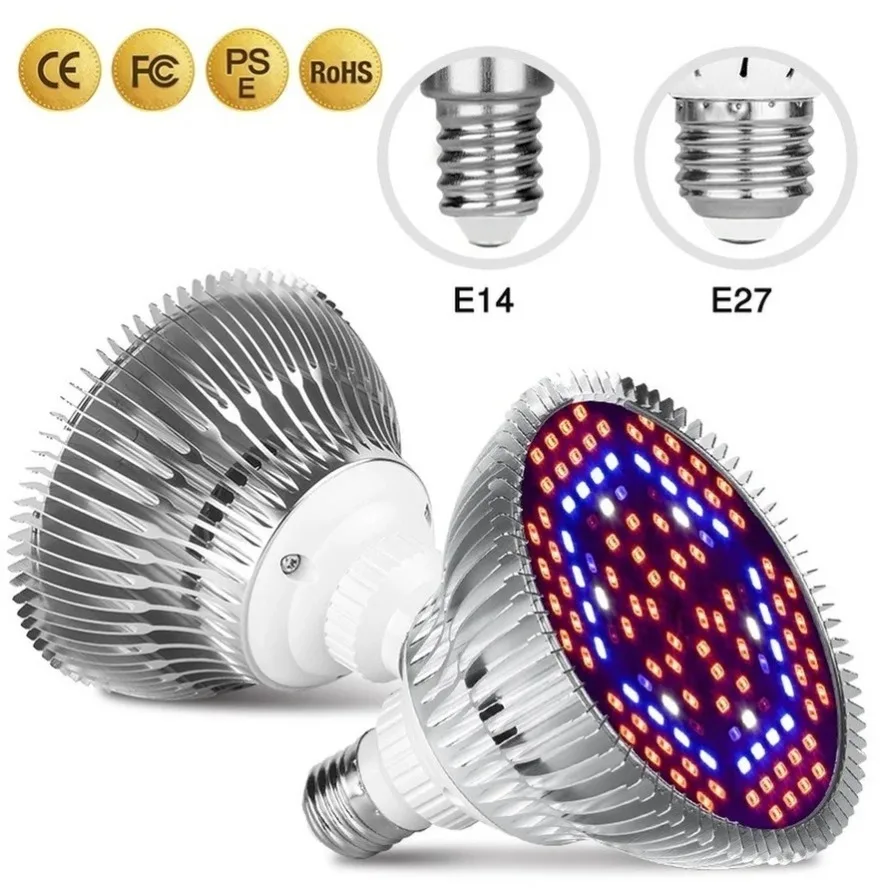 200W LED Phyto Grow Light Full Spectrum Phytolamp E27 Bulb E14 UV Lamp ...