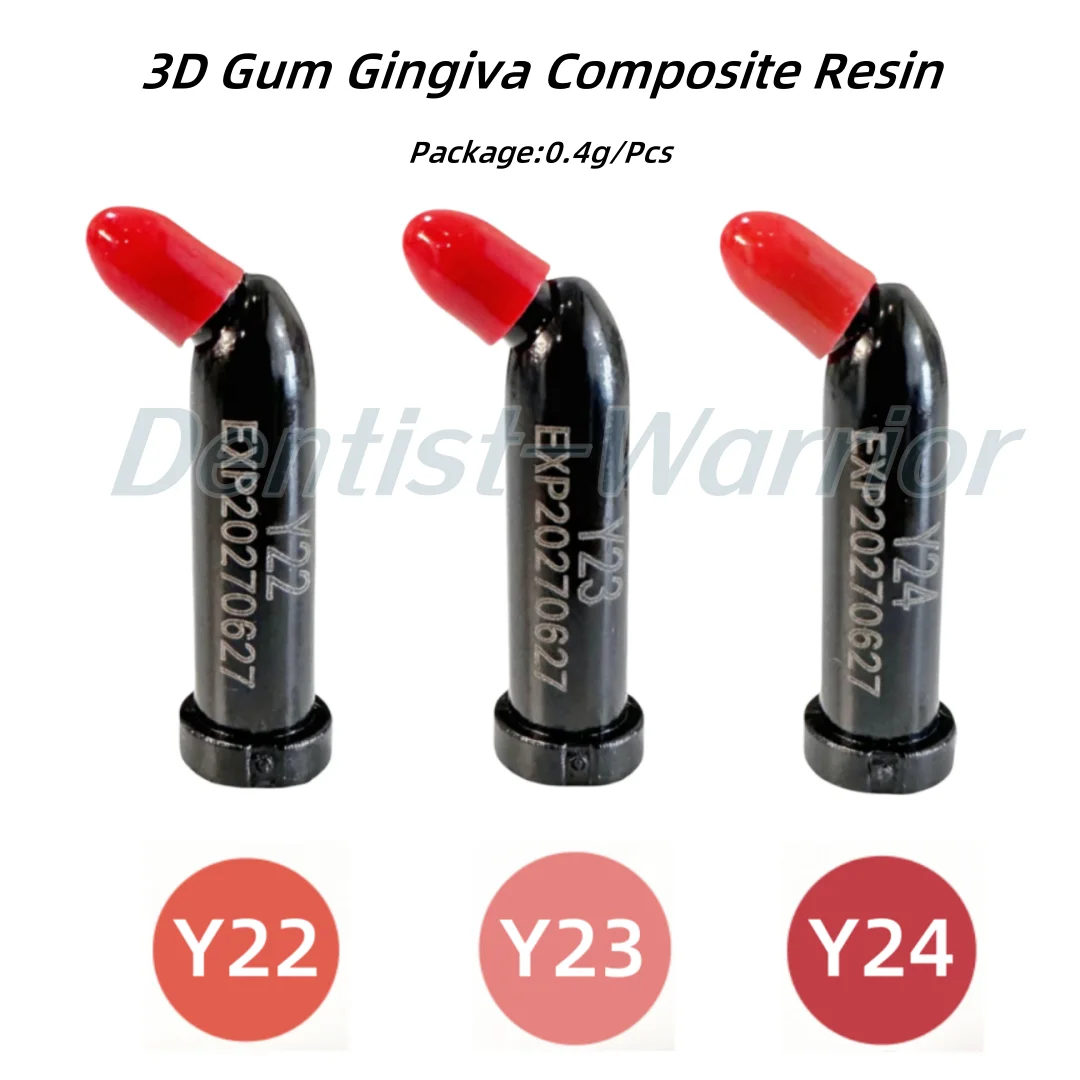 Dental Gingiva Aesthetic Composite Resin 3D Gum Pink Color Gingiva ...