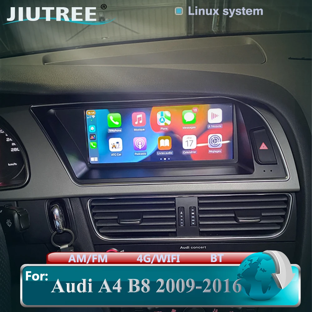 Linux-For-Audi-A4-B8-2009-2016-Car-radio-GPS-Multimedia-android-auto ...