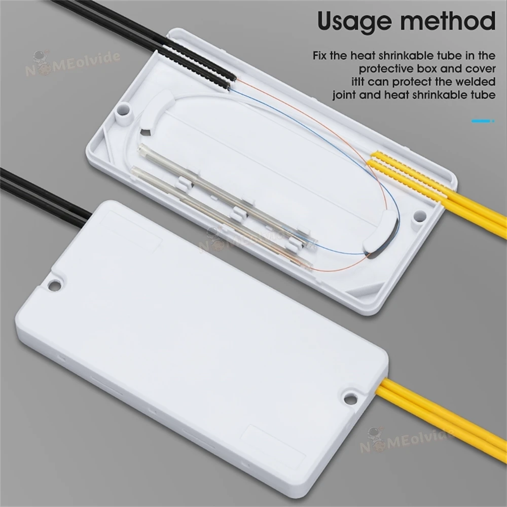 Hot 10pcs Drop cable protection box Optical fiber Protection box heat ...