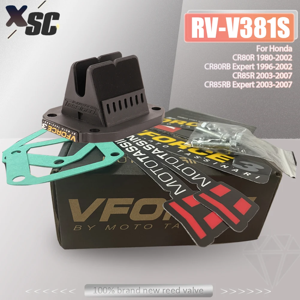 Motorcycle-V-Force-3-Reed-Valve-V381S-Kit-For-Honda-CR80-CR85-VForce-CR ...