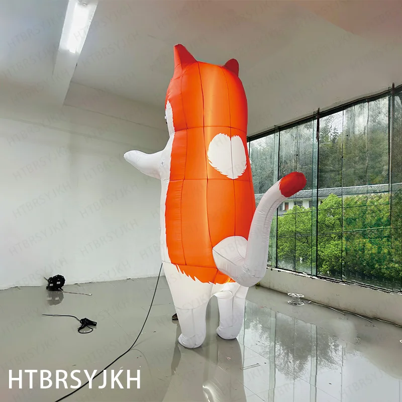 Giant-Inflatable-Orange-Cat-Air-Blow-Cartoon-Cute-Kitty-Kitten-Balloon ...