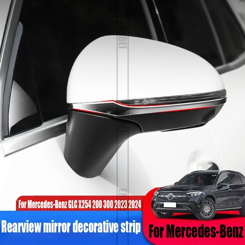 For-Mercedes-Benz-GLC-X254-200-300-2023-2024-rearview-mirror-decorative ...