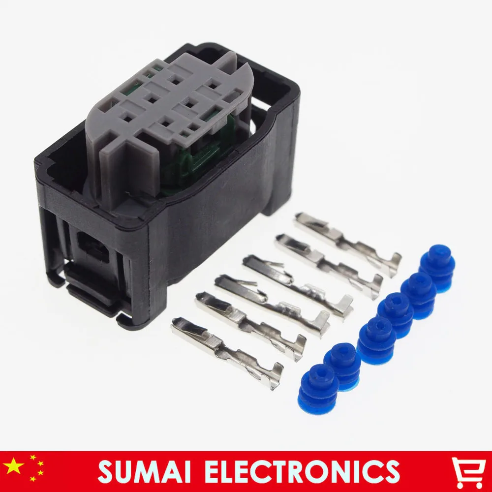 10 Sets Amp 6 Pin/way Auto Restrictor Sensor Plug Connector,auto ...