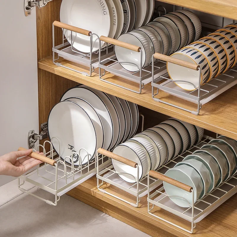 Cabinet-Multi-functional-Dish-Storage-Rack-Kitchen-Simple-Punch-free ...