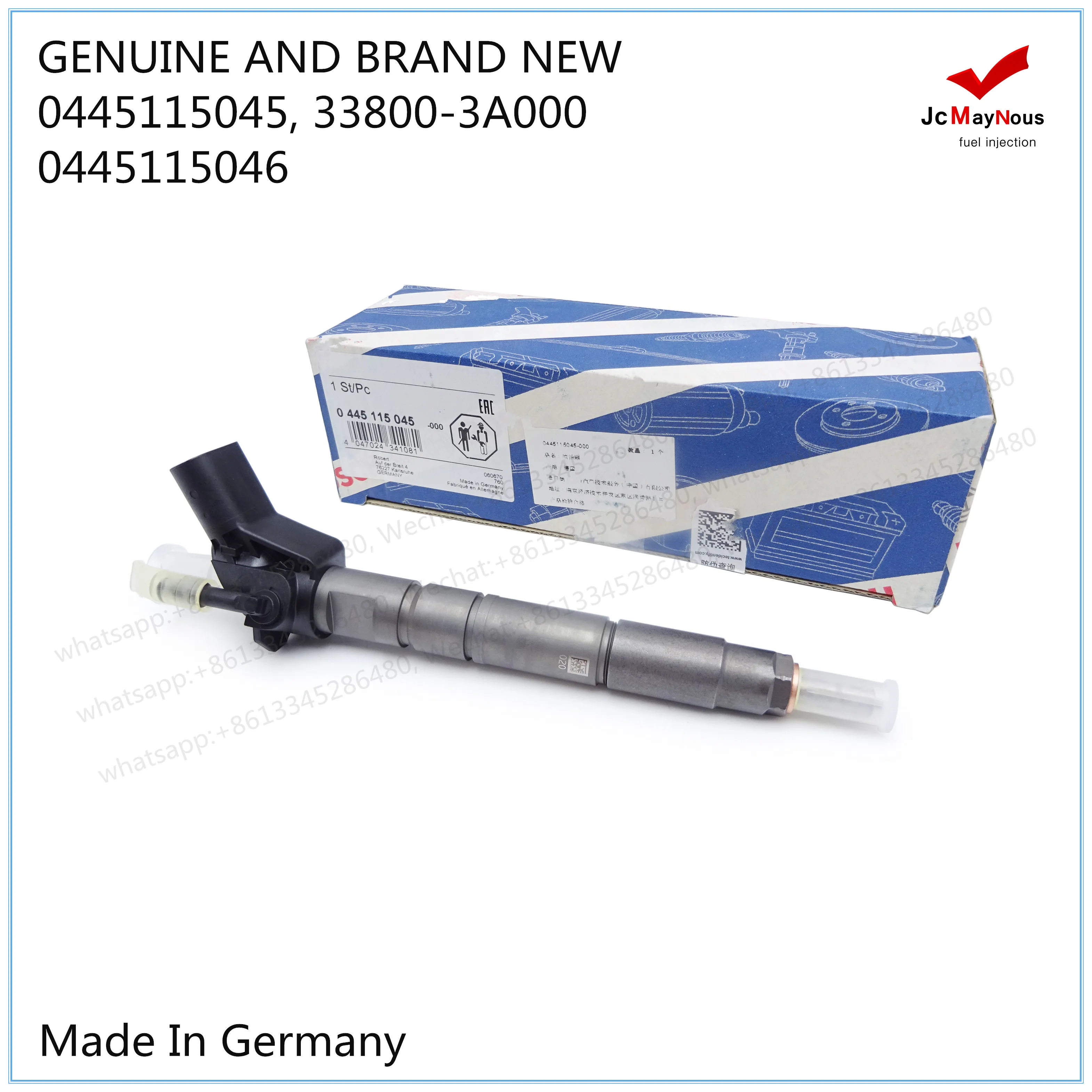 GENUINE AND BRAND NEW DIESEL FUEL PIEZO INJECTOR 0445115045 33800-3A000 ...
