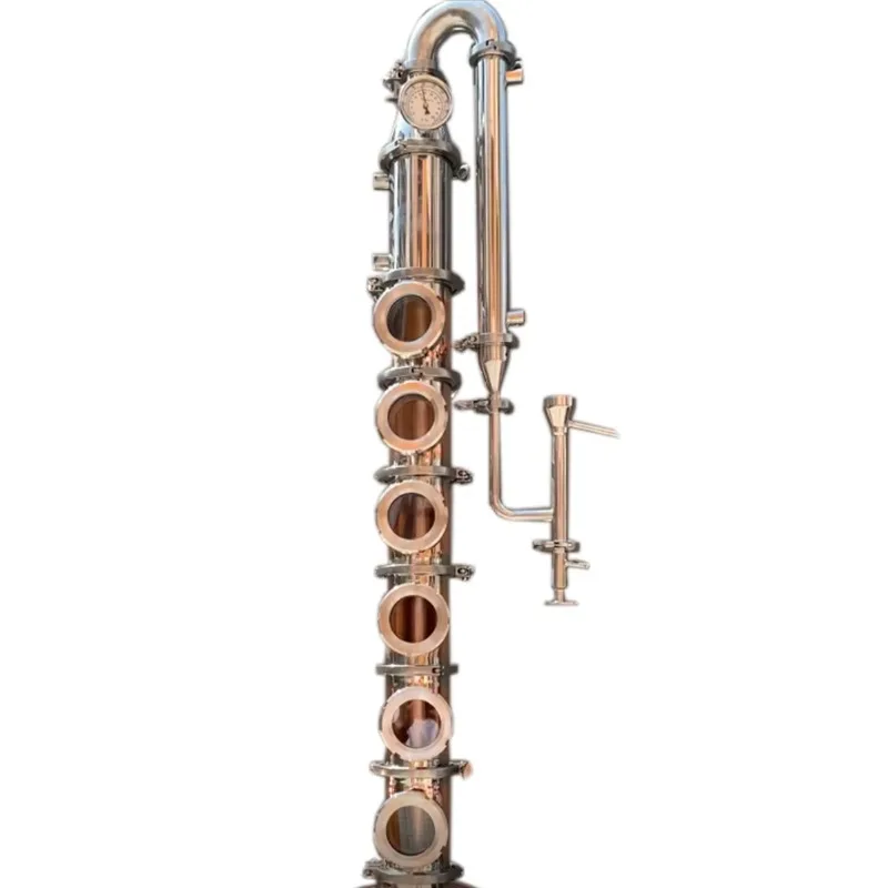 4" 6" 8" 12" Diameter Copper Distillation Column with Gin Basket Price ...