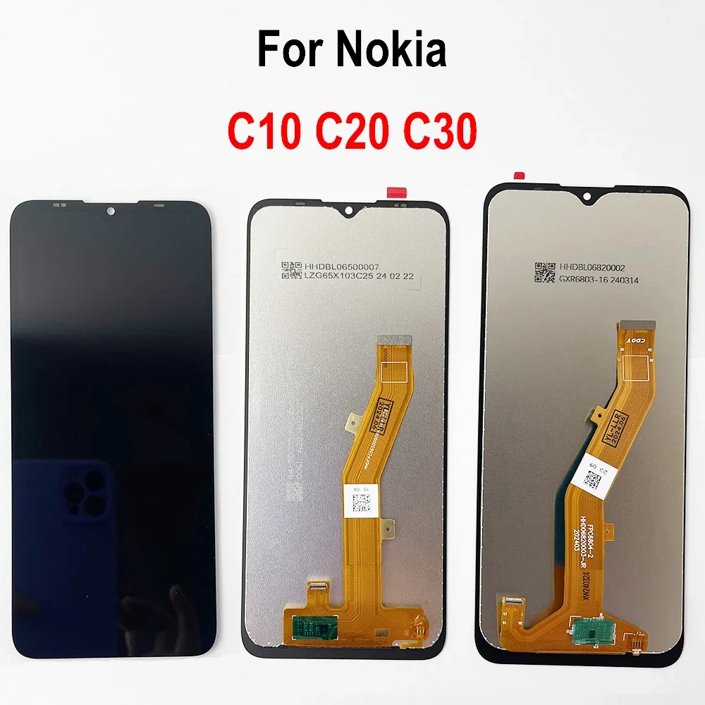 For-Nokia-C10-C20-C30-LCD-Display-Touch-Screen-Digitizer-Assembly-For ...