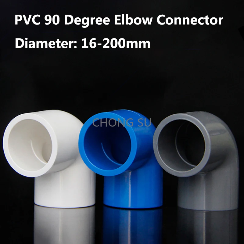 ID 16/20/25/32/40/50/63/75/90/110/125/160/200mm 90 Degree Elbow ...