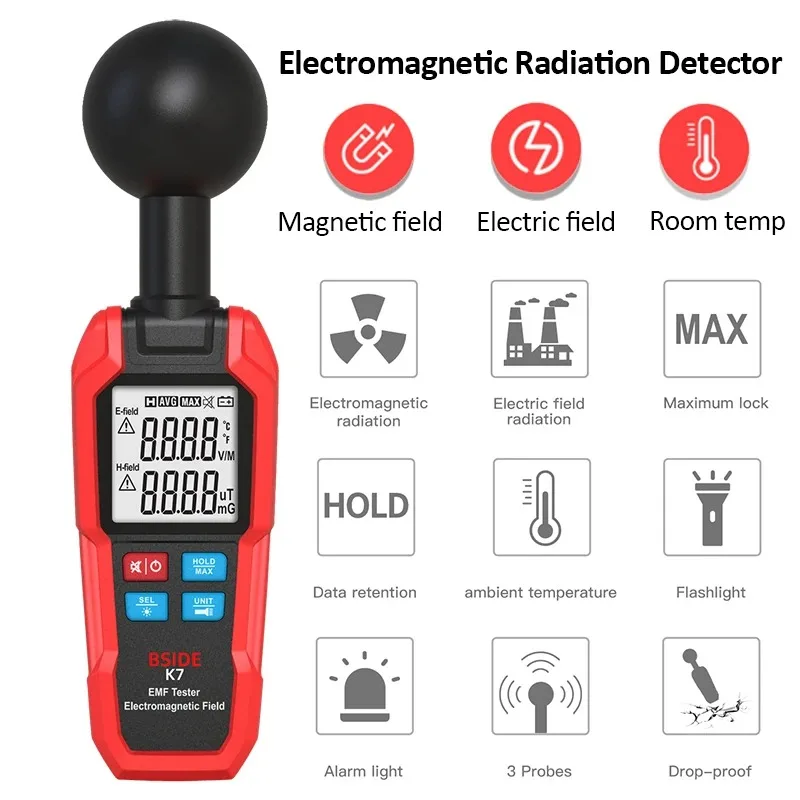 K7-EMF-Meter-Electromagnetic-Field-Tester-High-Precision ...