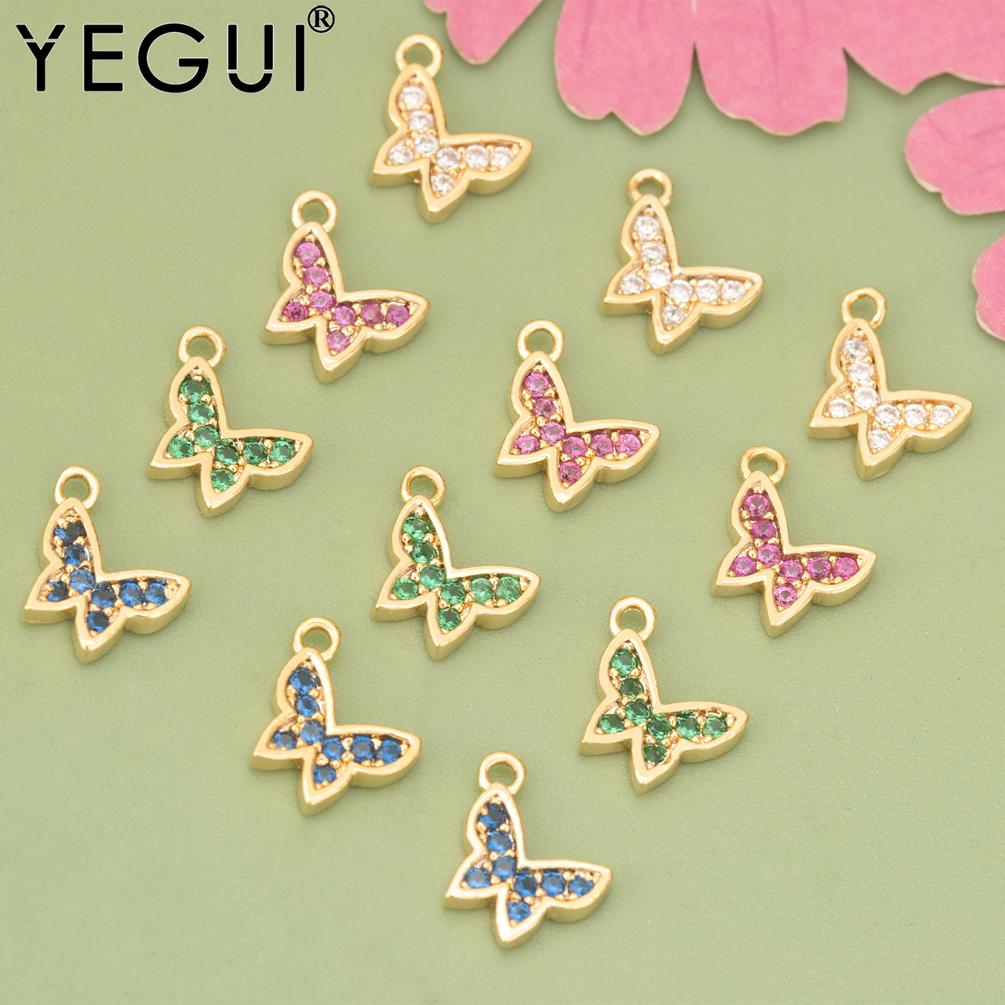 YEGUI-MF21-jewelry-accessories-18k-gold-plated-copper-zircon-mini ...