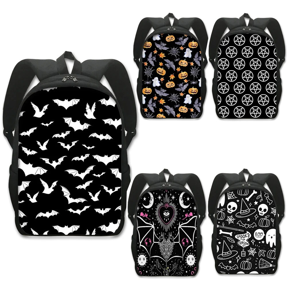 Gothic-Bat-Ghost-Vampire-Backpack-for-Teenager-Boys-Girls-Children ...