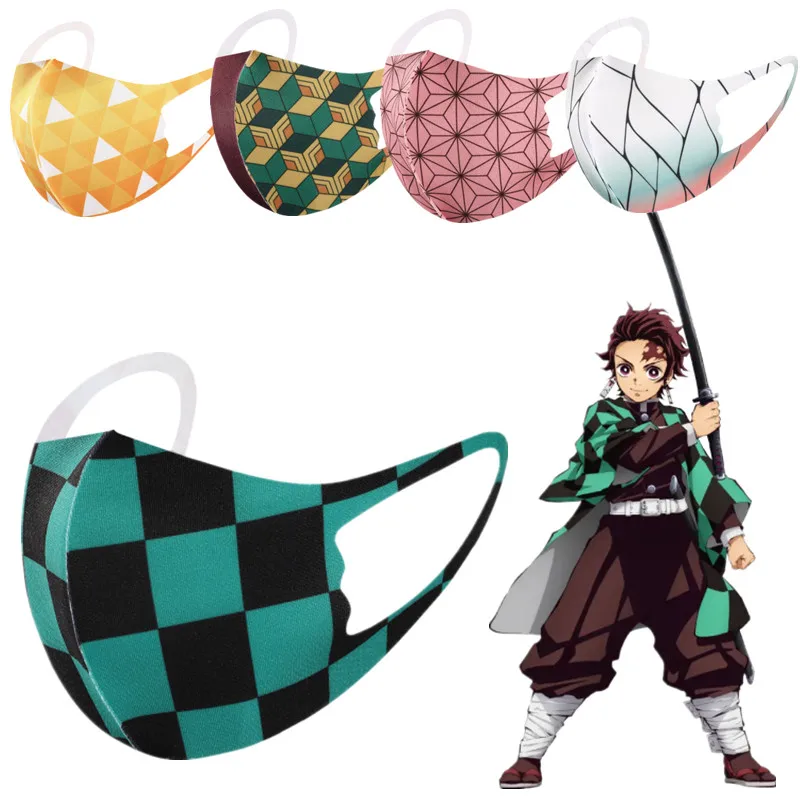 Demon Slayer Kimetsu No Yaiba Masks Kamado Tanjirou Nezuko Gauze Mask ...