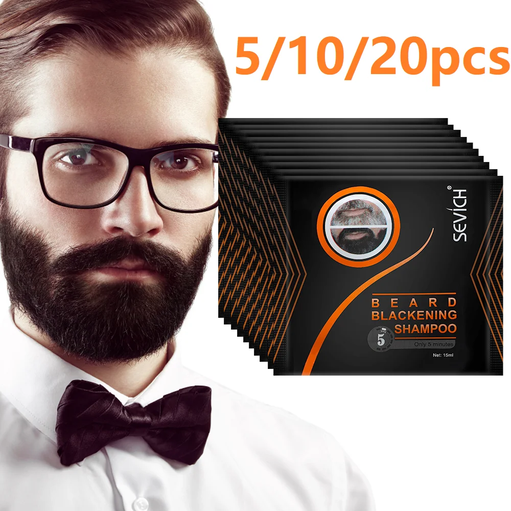 Instant-Hair-Dye-Black-Beard-Shampoo-Beard-Paint-Men-Beard-Coloring-Dye ...