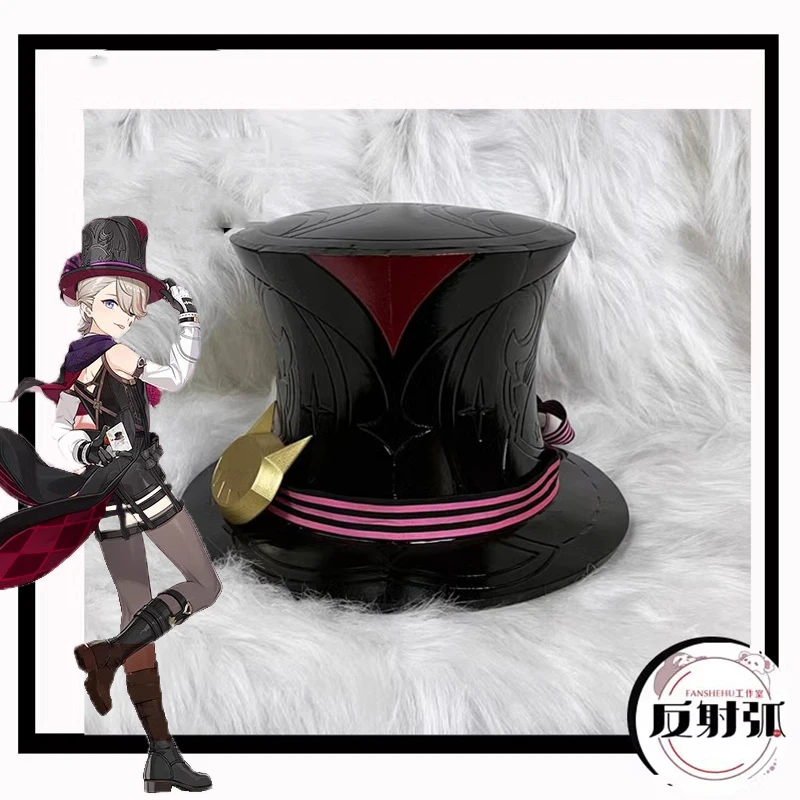Genshin-Impact-Cosplay-Fontaine-Magician-Lyney-Hat-Lynette-Cap-Props ...