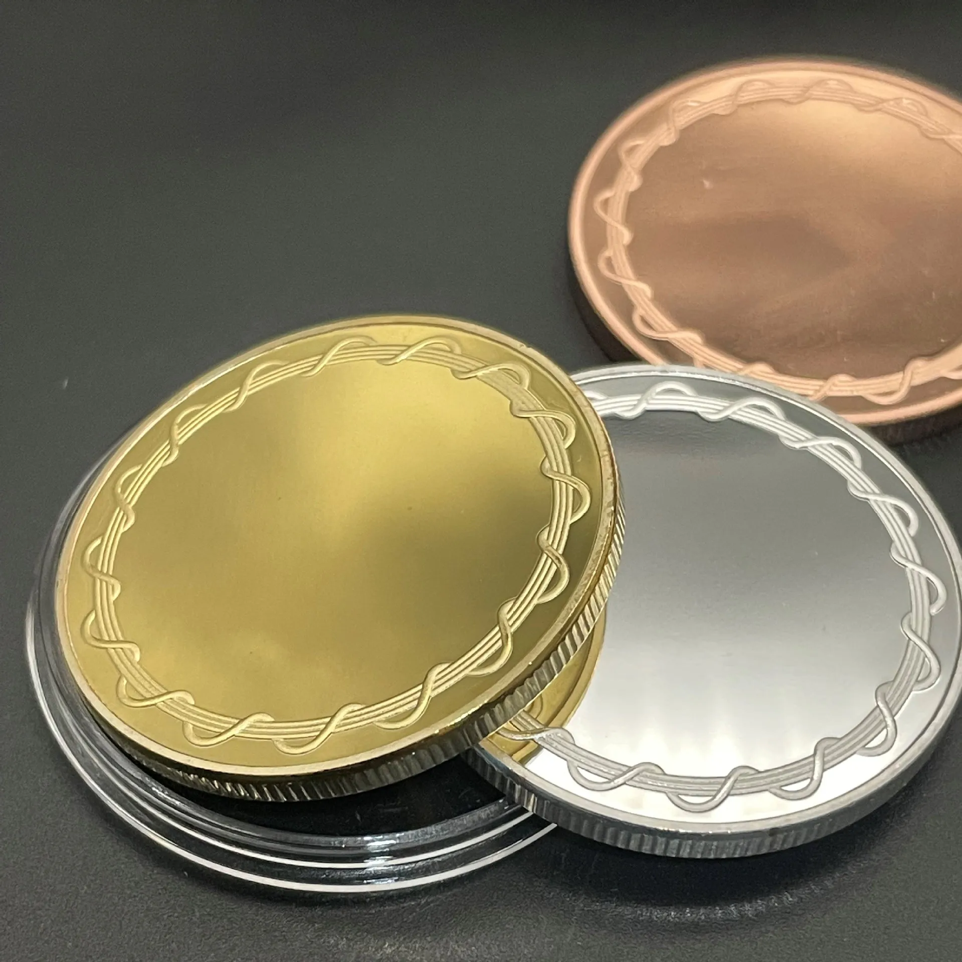 New-Mirror-Lace-Blank-Coin-Laser-Engraving-DIY-Blank-Commemorative ...