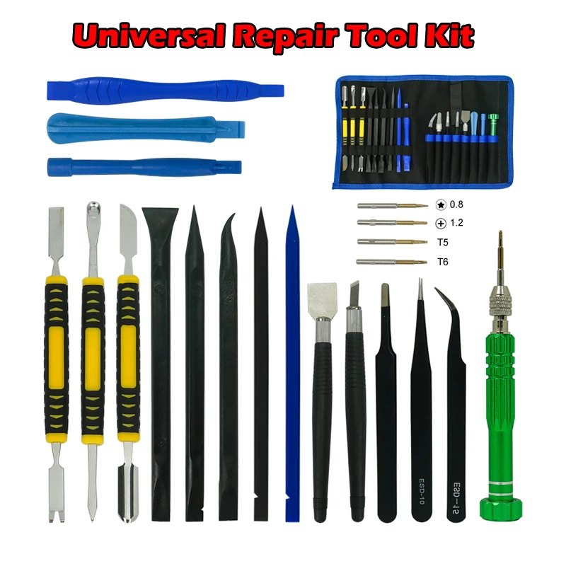 Universal-Dual-End-Metal-Spudger-Set-Prying-Plastic-Crowbar-Open-Tool ...