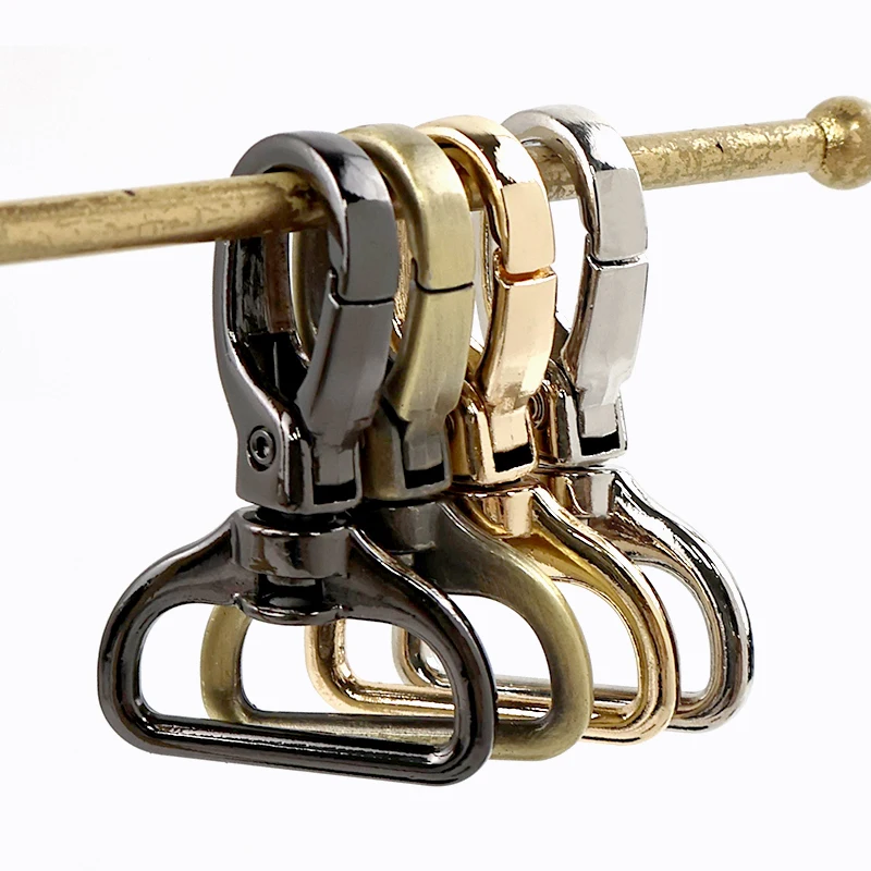 10Pcs 15-32mm Metal Bag Strap Buckle Keychain Swivel Lobster Buckles ...