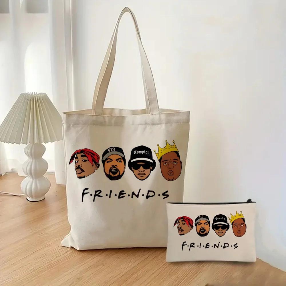 Tupac-Gift-Bag-2pcs-2pac-Hip-Hop-Tote-Bag-Set-Canvas-Shoulder-Handbag ...