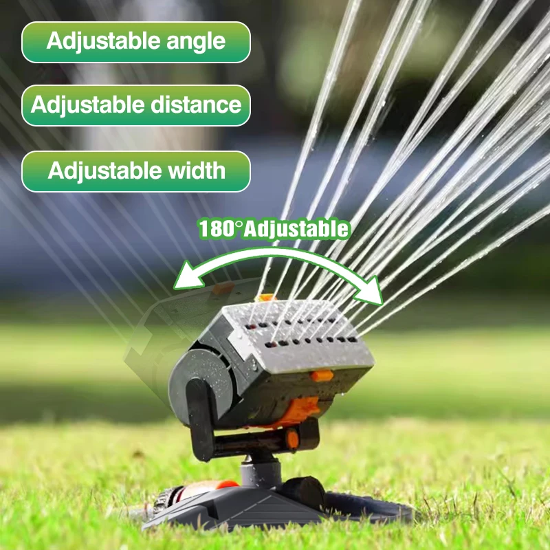 180-Rotating-Garden-Sprinkler-Large-Coverage-Adjustable-Lawn-Sprinkler ...