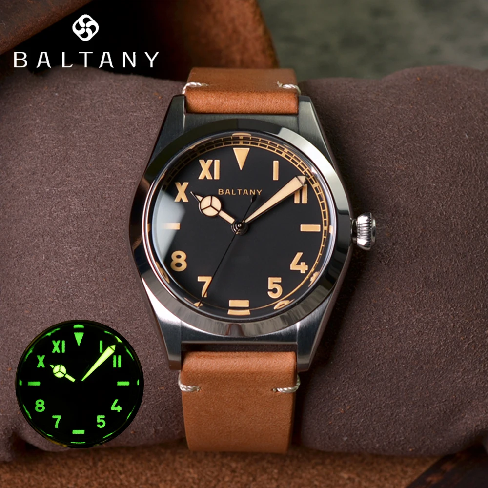 Baltany Retro Stainless Steel Daruma Man Automatic Wristwatch ...