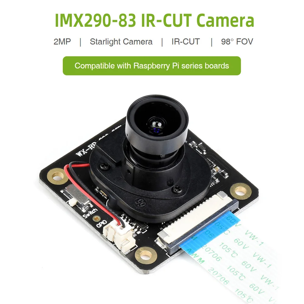 Raspberry-Pi-IMX290-83-c-mara-de-IR-CUT-Sensor-de-c-mara-Industrial ...