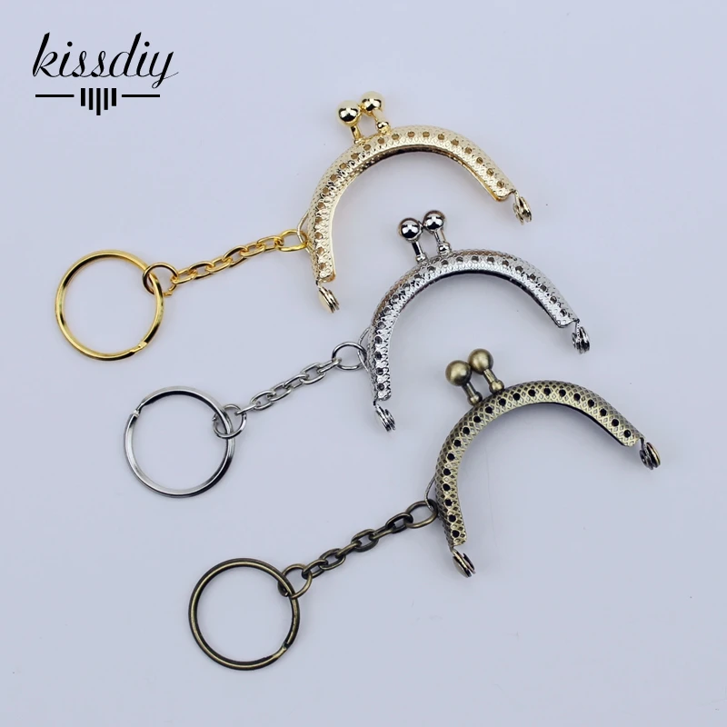 100PCS-5CM-antique-Bronze-silver-golden-tone-Metal-Coin-Purse-Frames ...