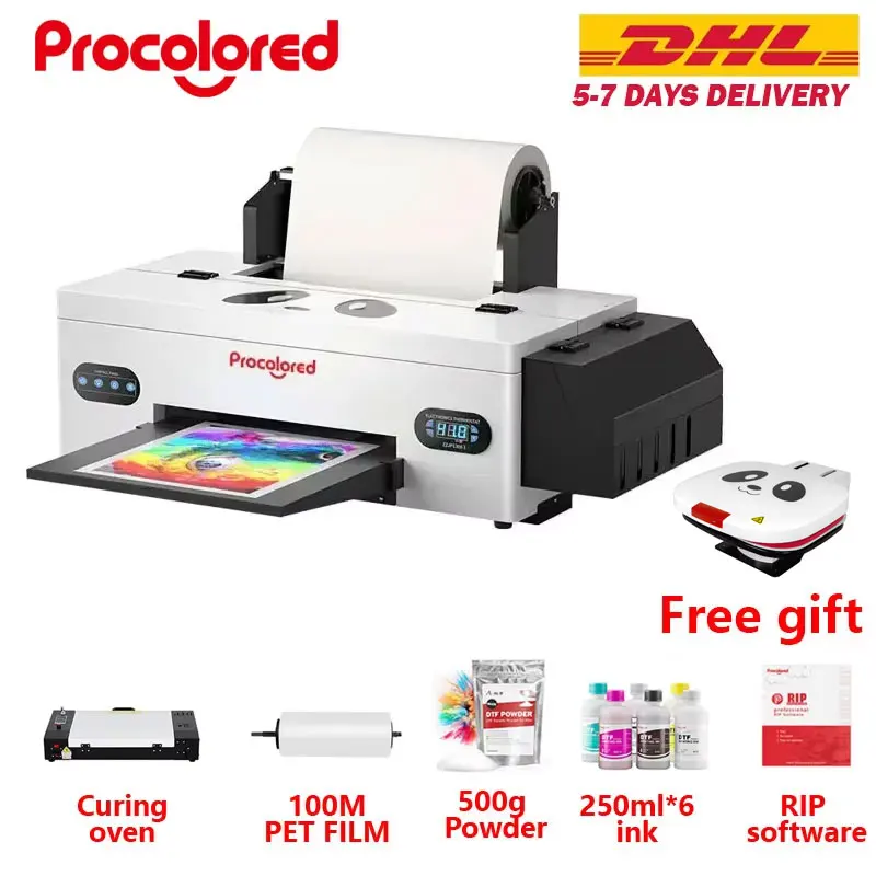 Procolored-F13-A3-L1800-DTF-Printer-T-Shirt-Printing-Transfer-Machine-With-Curing-Oven-Heat ...