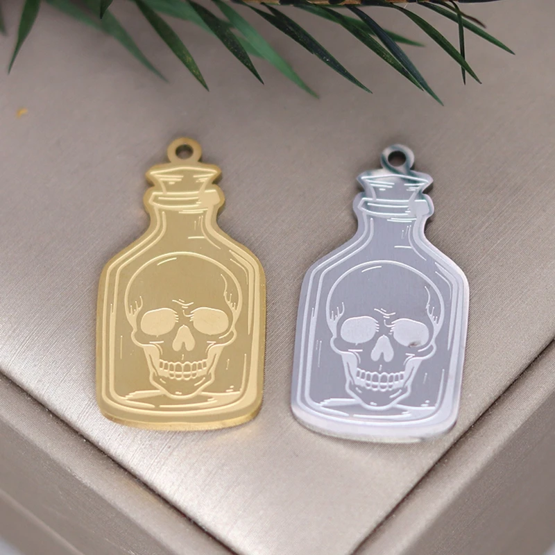 Magic-Poison-HI-Skull-Charms-Fit-Necklace-Bracelets-Jewelry-Executive ...