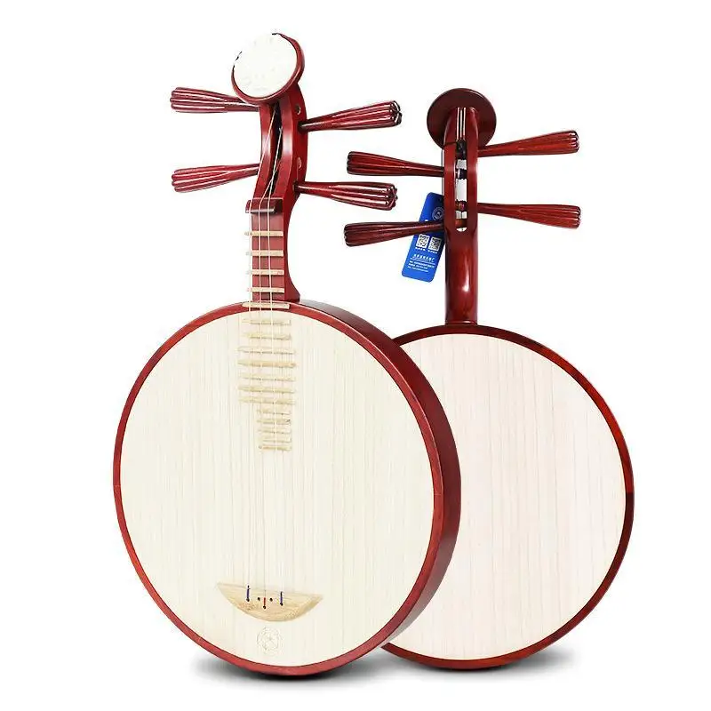 Chinese Traditional Nation Stringed Musical Instrument Yueqin Stage ...