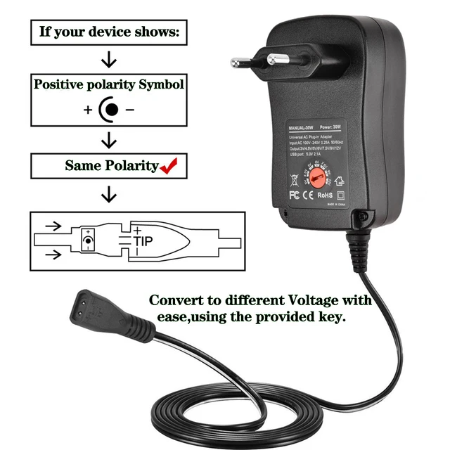 Ac Adapter Polarity Symbol