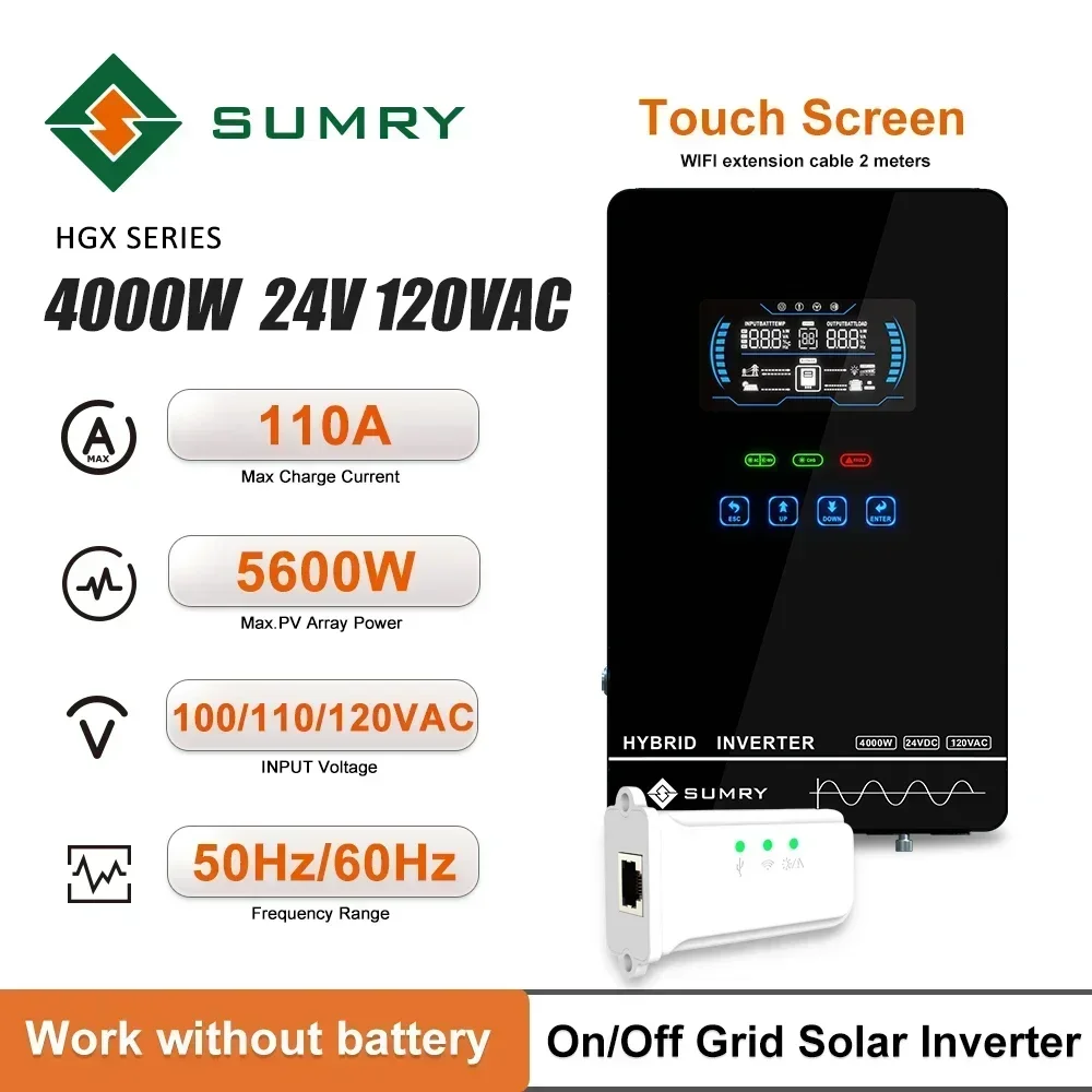 SUMRY-ON-Off-grid-Solar-Inverter-DC24V-220V-110V-Pure-sine-wave-MPPT ...