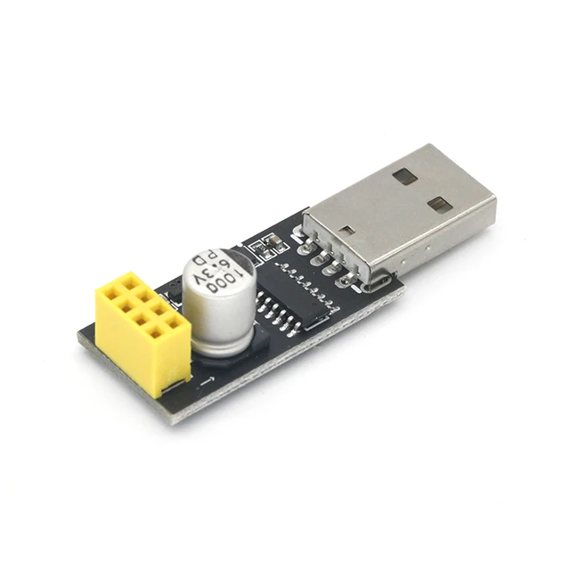ESP01 Programmer Adapter UART GPIO0 ESP-01 Adaptater ESP8266 CH340G USB to ESP8266 Serial ...