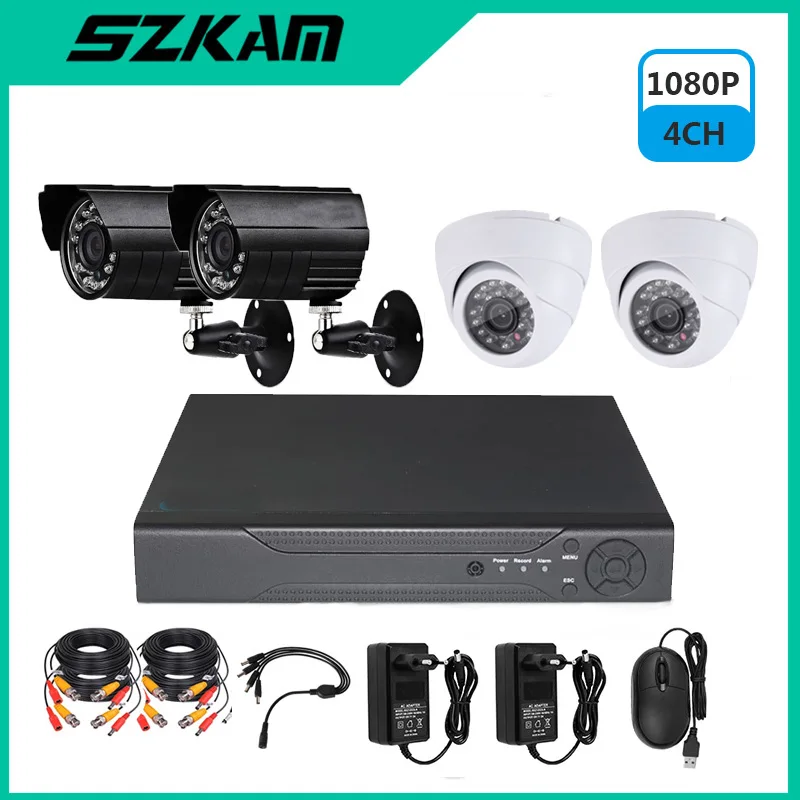 2MP-CCTV-Kit-Camera-System-Video-Surveillance-Camera-DVR-Kit-Outdoor ...