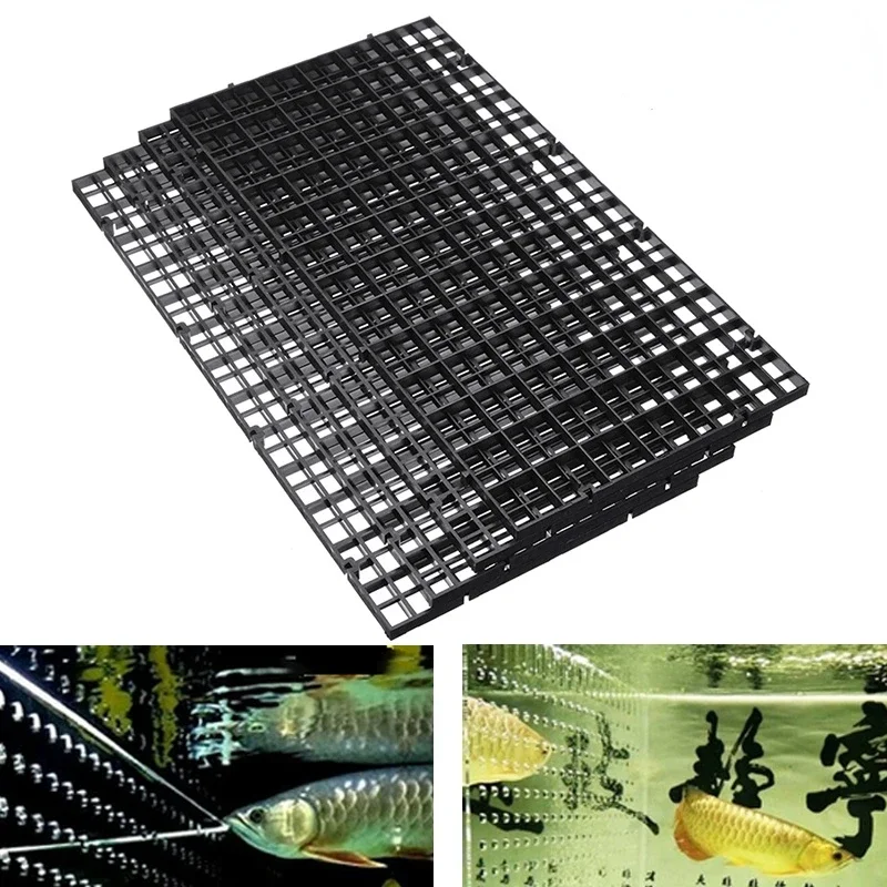 New-Aquarium-Filter-Bottom-Isolate-Pane-Fish-Durable-Plastic-Partition ...