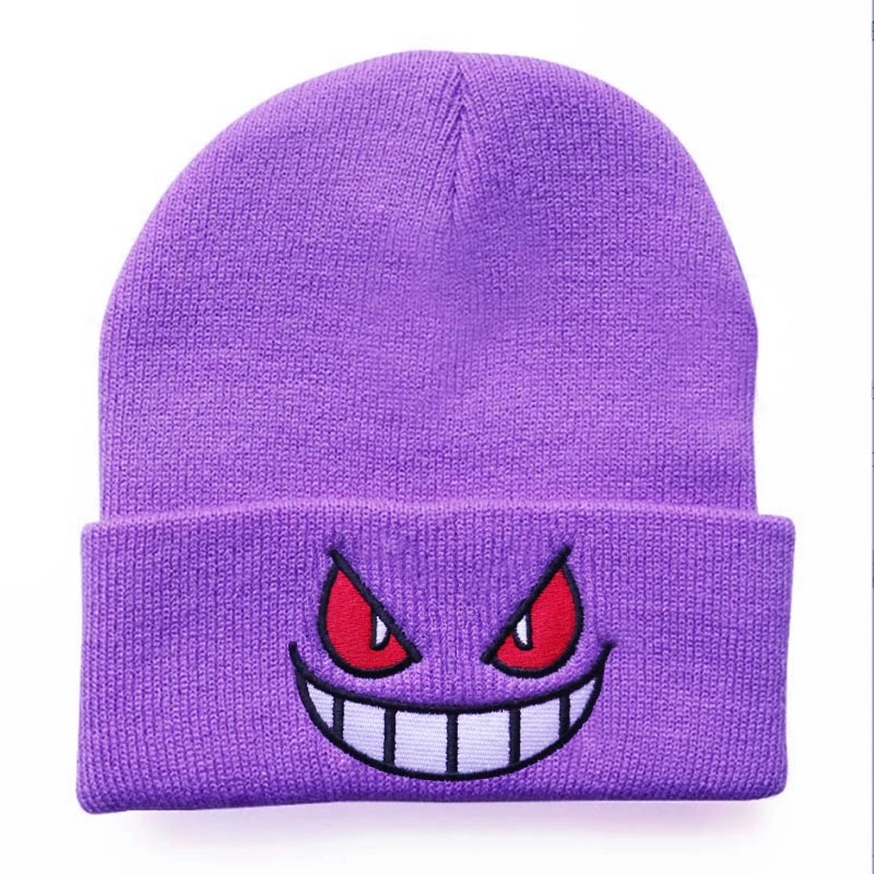 6Colors Pokemon Gengar Kawaii Cartoon Anime Cute Wool Embroidery ...