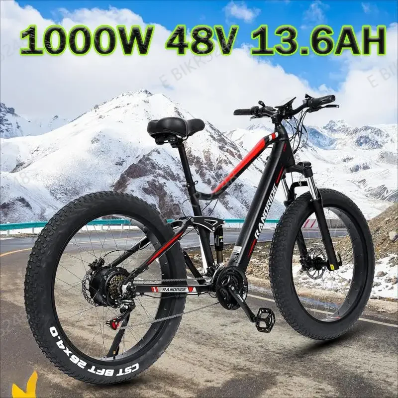 Electric-Bicycle-NEW-RANDRIDE-YX90-1000W-48V-13-6Ah-Removable-Electric ...