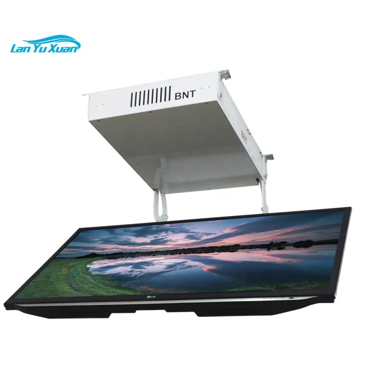 BNT-75-Inch-Ceiling-Hidden-Tv-Mount-Brackets-Automatic-Flip-Down ...