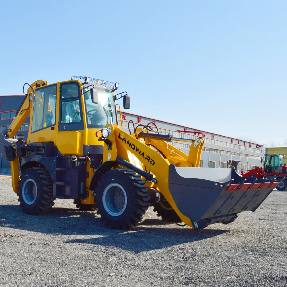 High Quality Backhoe Loader Euro 5 Small 4WD Front End Articulated ...