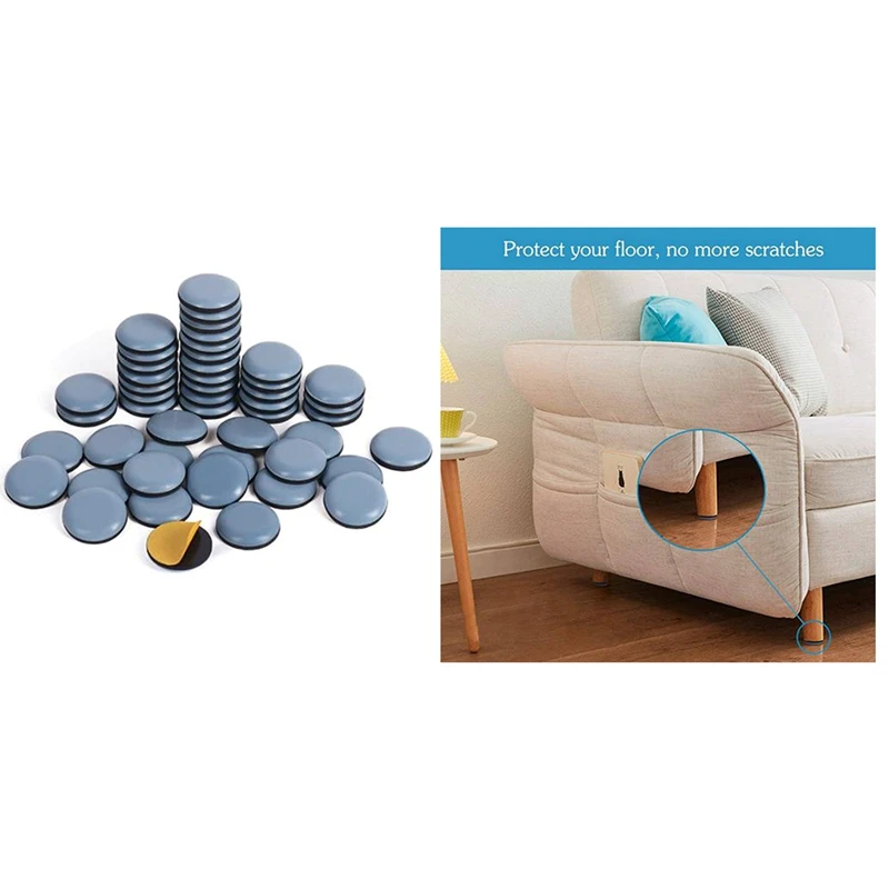 40Pcs-Easy-Move-Heavy-Thickening-Furniture-Leg-Slider-Pads-Self ...