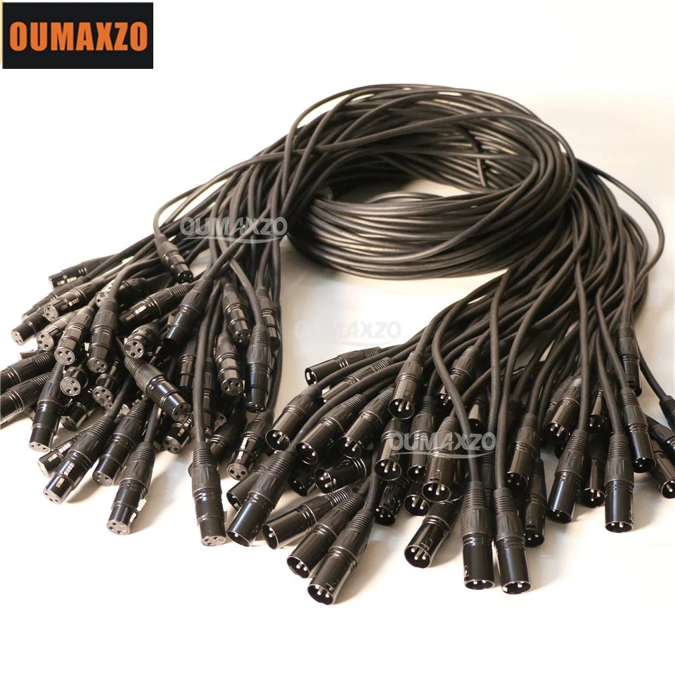 XLR connector DMX cable 1.5M 2M 3M Dmx512 cable Stage Lighting 3 Pin ...