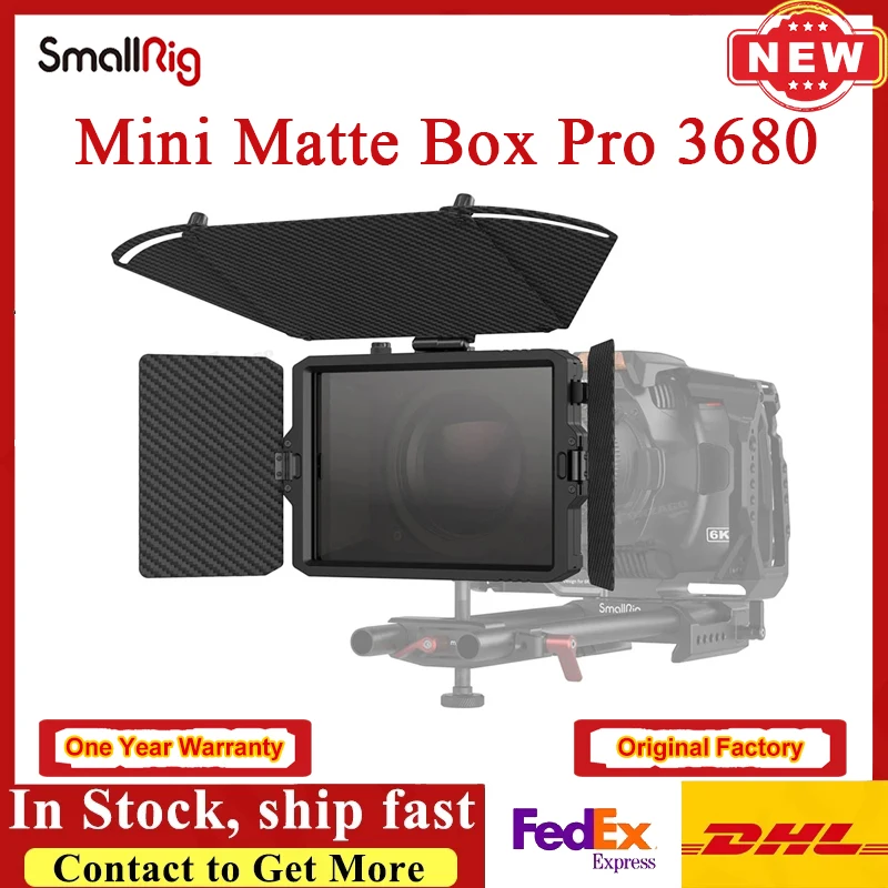 SmallRig-Mini-Matte-Box-Pro-3680-caja-compacta-y-ligera-incluye-dos ...