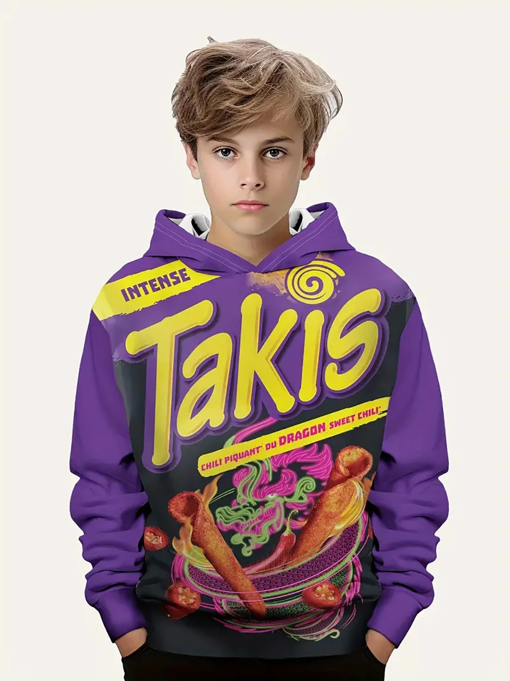 Autumn-Winter-Kids-Takis-Hoodie-Coat-With-Hat-Corn-Flakes-Graphic ...
