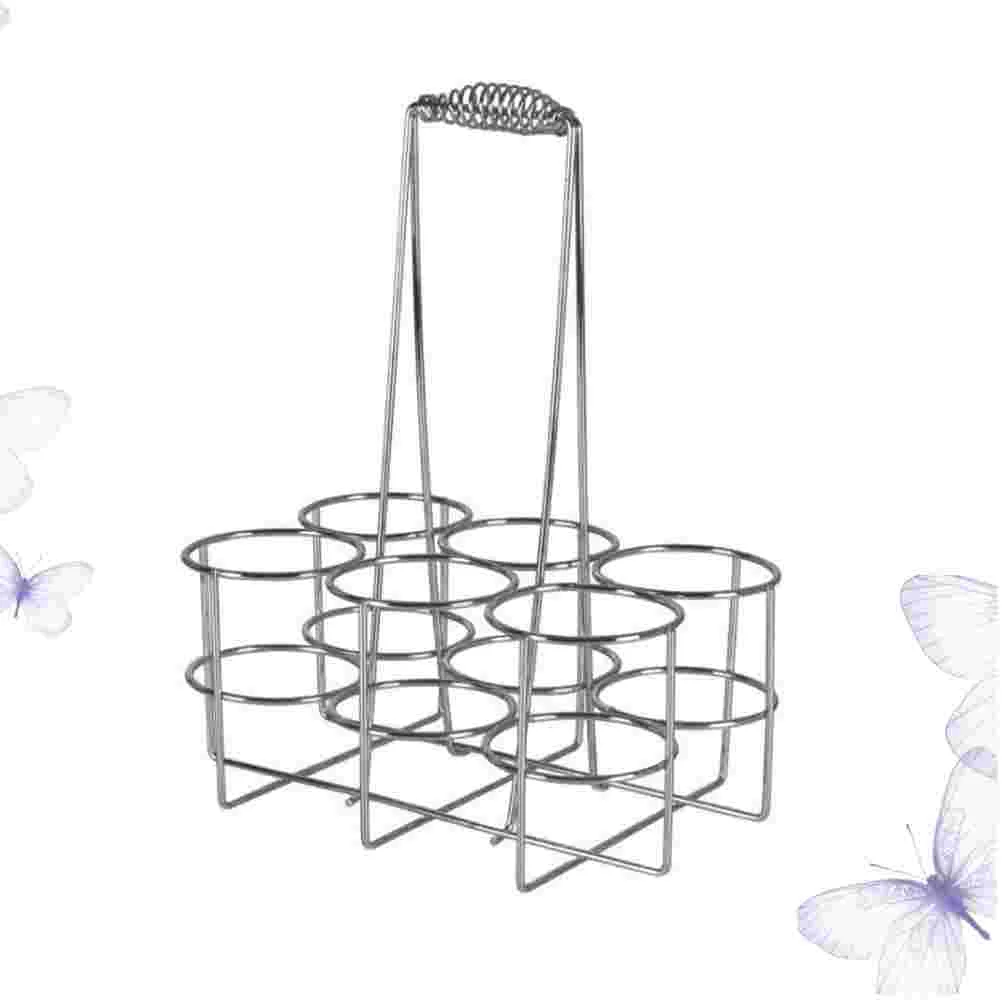 Bottle-Beer-Carrier-Holder-Can-Metal-Beverage-Rack-Basket-Wire-Drink ...