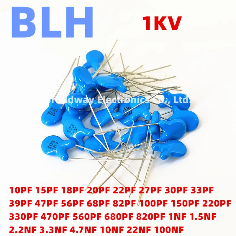 20PCS-High-pressure-ceramics-capacitors-1KV-1000V-1-5NF-152-2-2NF-222-3 ...