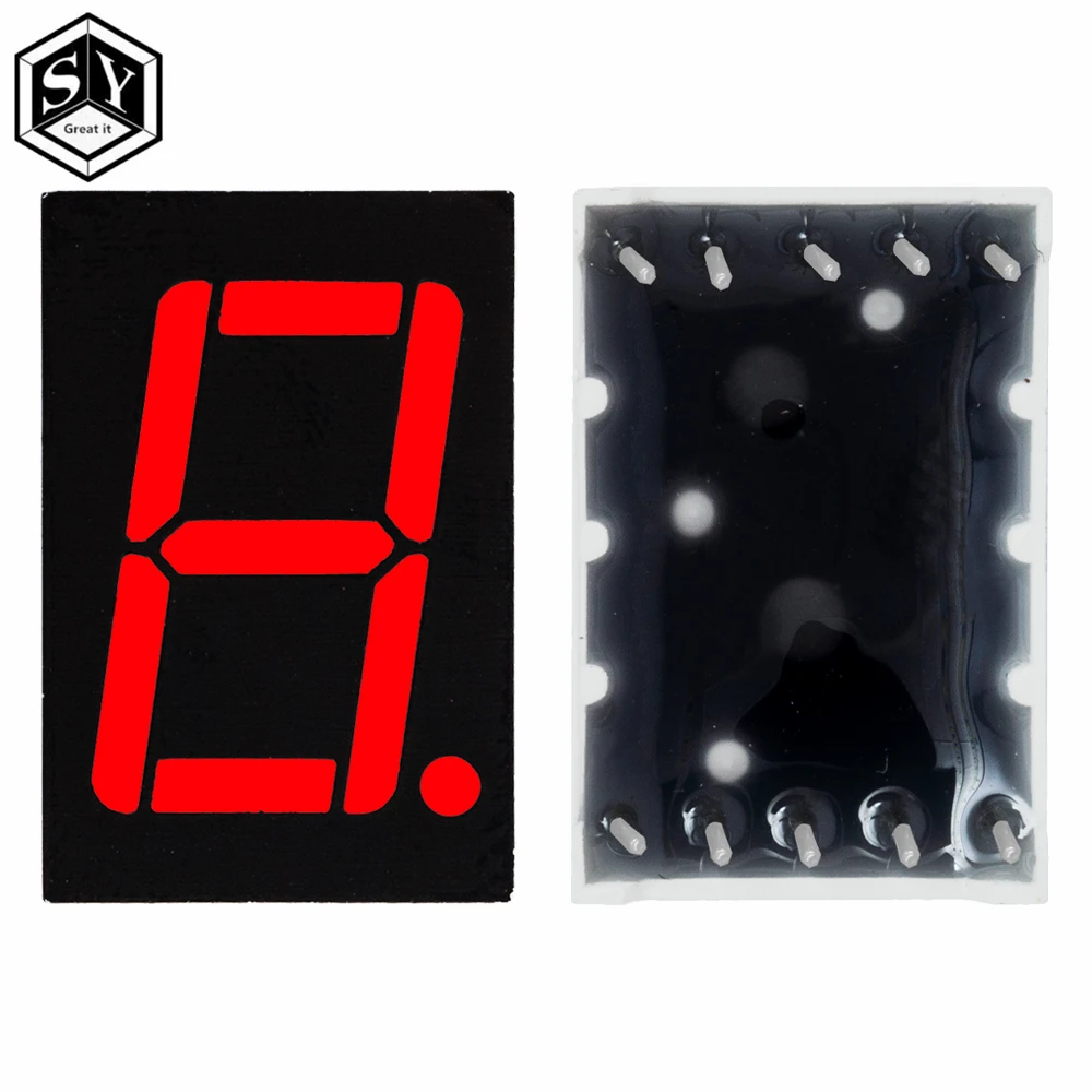 0-56-inch-1bit-Common-Cathode-Digital-Tube-Red-LED-Digit-Display-7 ...