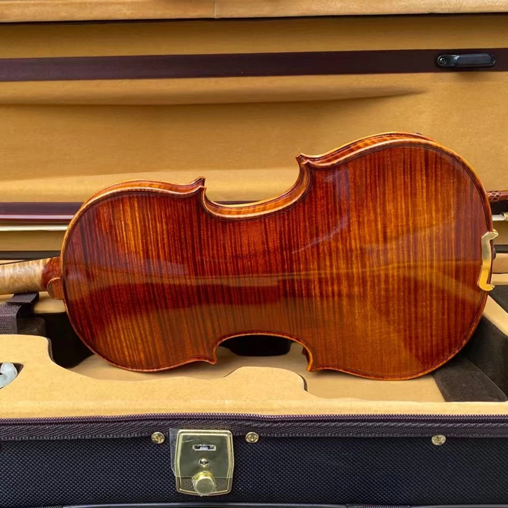 Tono-fuerte-Viol-n-4-4-Stradivarius-1716-marr-n-barniz-al-leo-Vintage ...