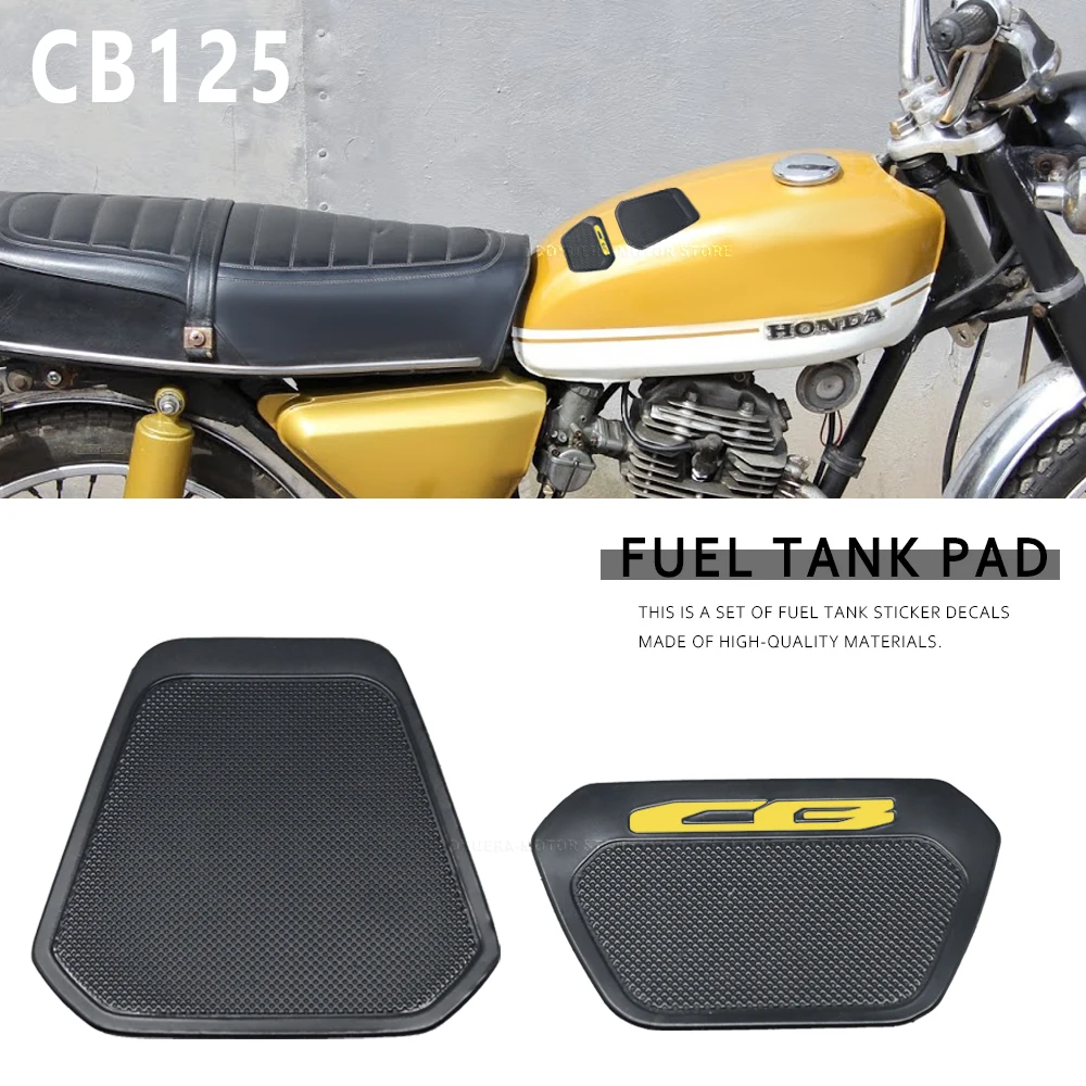For-Honda-CB125-CB-125-Motorcycle-Fuel-Tank-Stickers-Pad-Rubber-Sticker ...