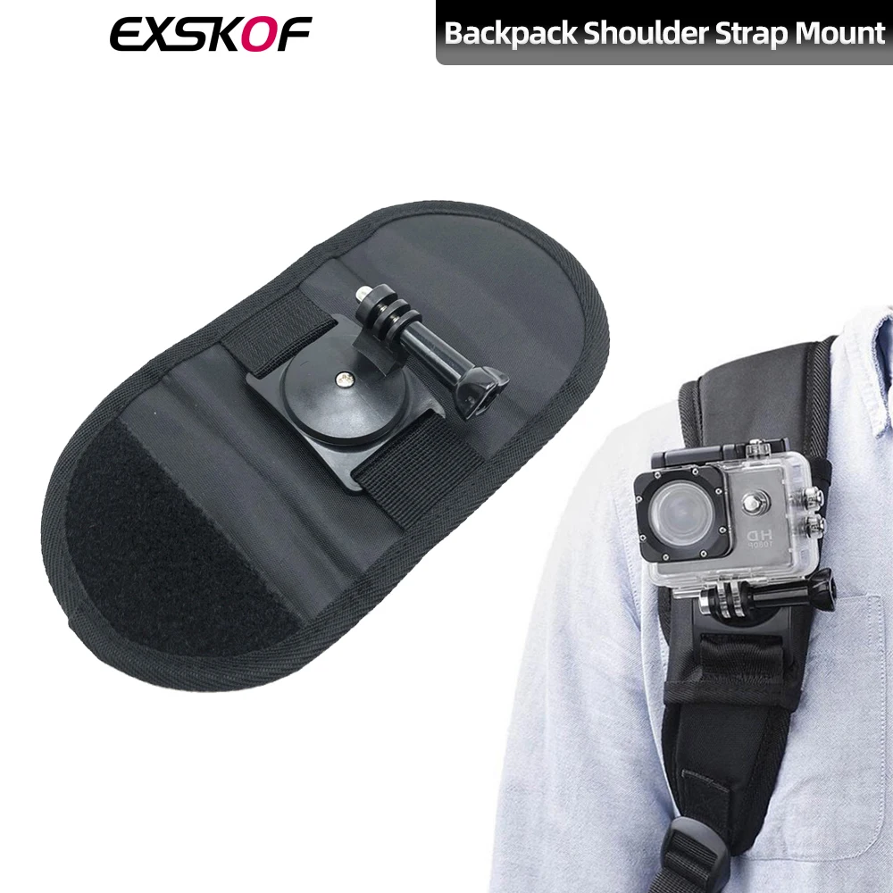 For-GoPro-Backpack-Shoulder-Strap-Mount-360-Adjustable-Backpack-Mount ...