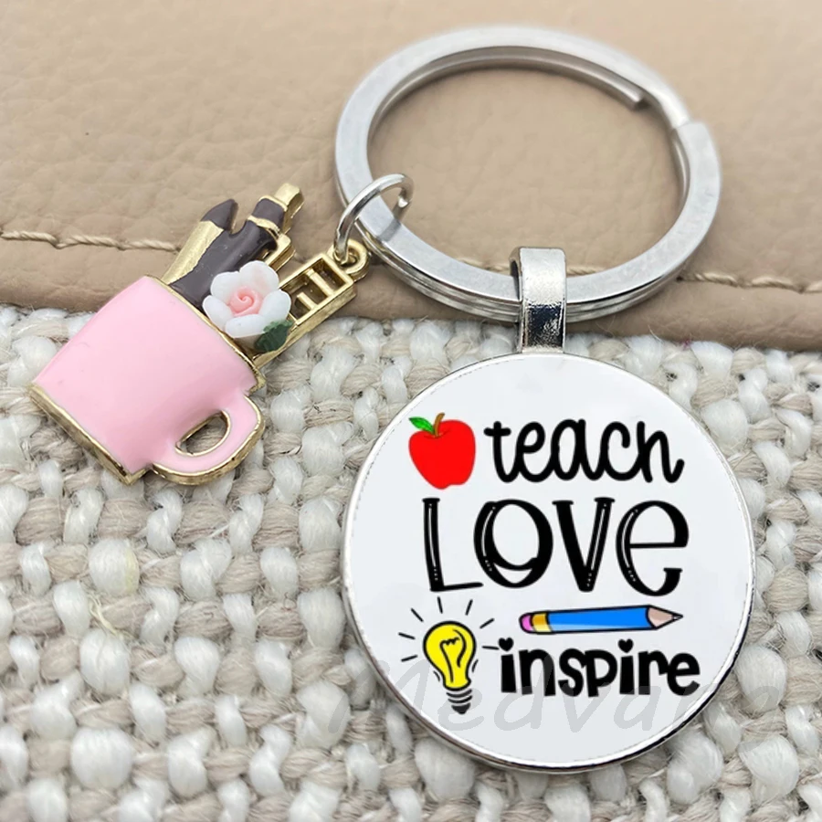 Teach-Love-Inspire-Keychain-Thanksgiving-Teacher-Glass-Dome-Keychain ...